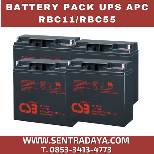 BATERAI UPS APC RBC11 RBC55 - Sentra Daya adalah distributor segala produk listrik tenaga ...